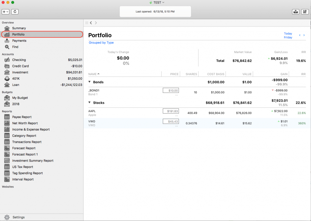 How are investment account balances calculated? | Support Articles